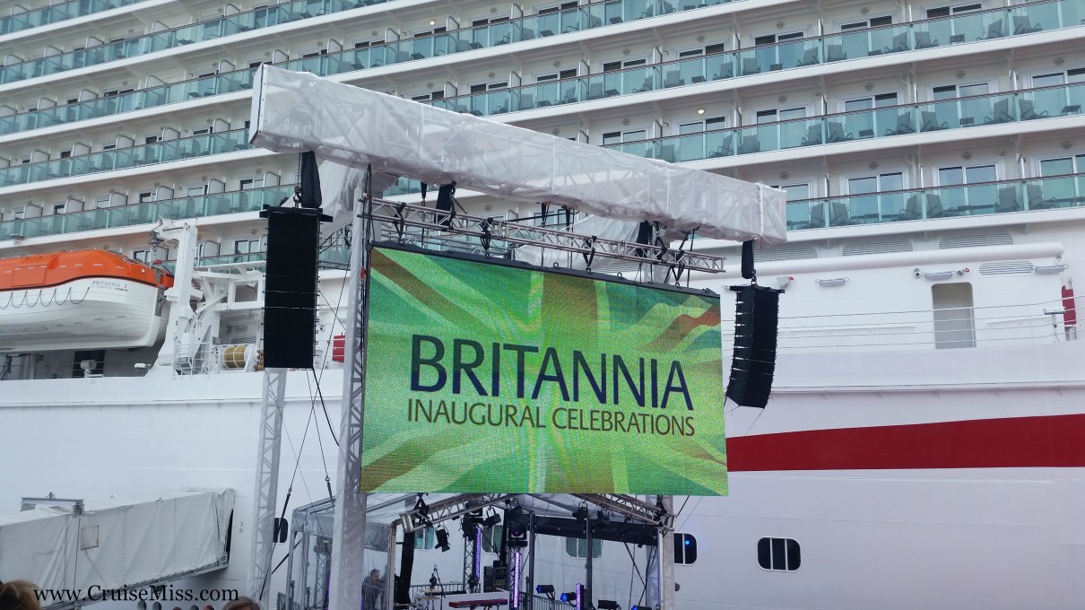The Queen Names P&O Cruises Britannia – A Ceremony In Pictures ...