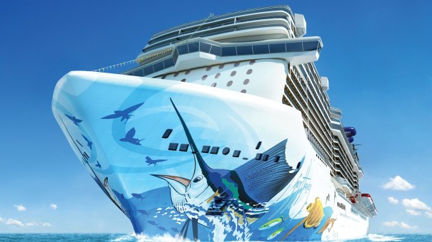 Norwegian Escape’s Signature Hull Art Comes To Life – CruiseMiss.com